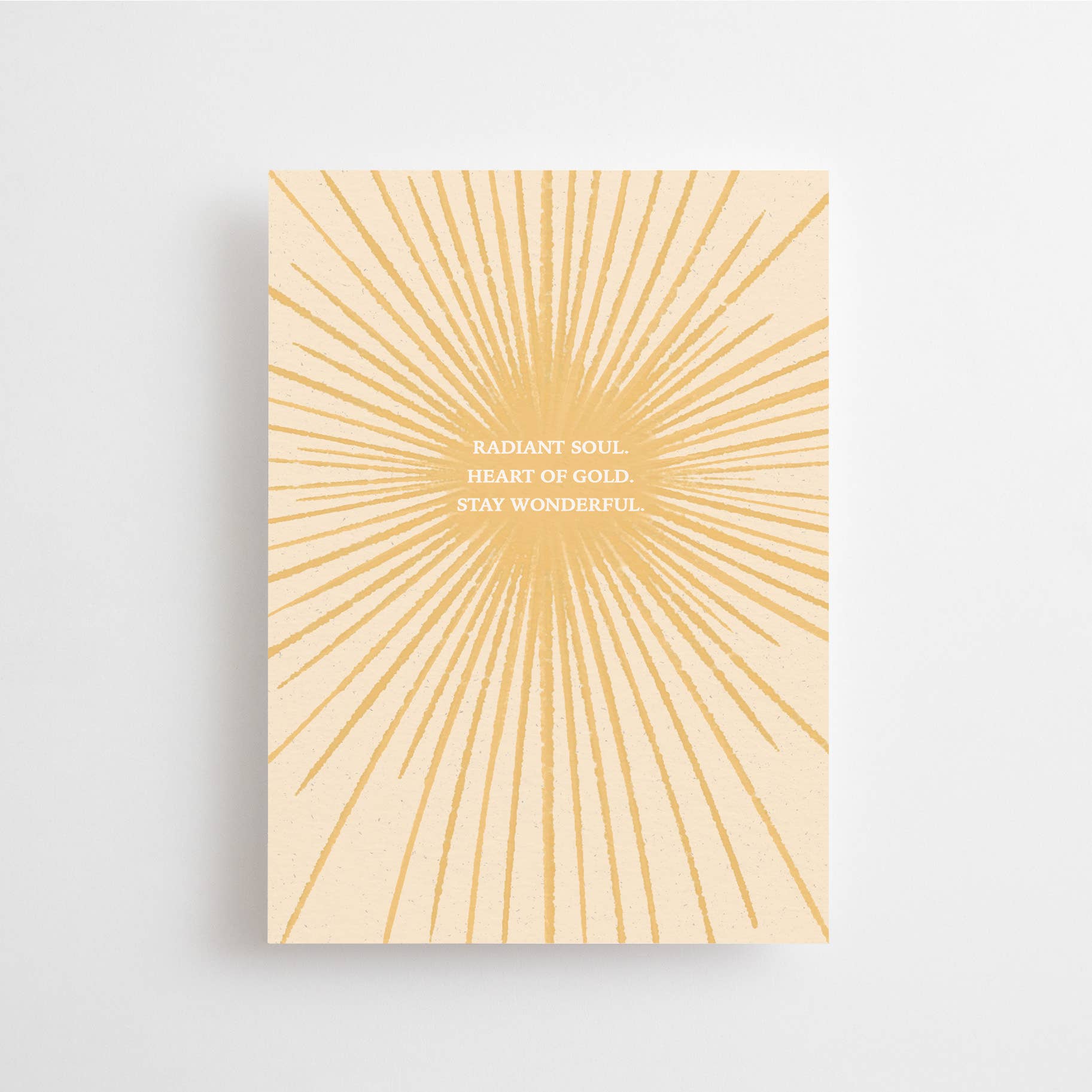 Radiant Soul Heart of Gold - Picture Postcard – Amun